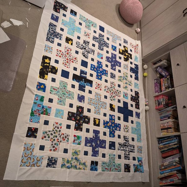 Tula Nova Quilt Pattern and Complete Piece Pack, Precut Paper Shapes ...