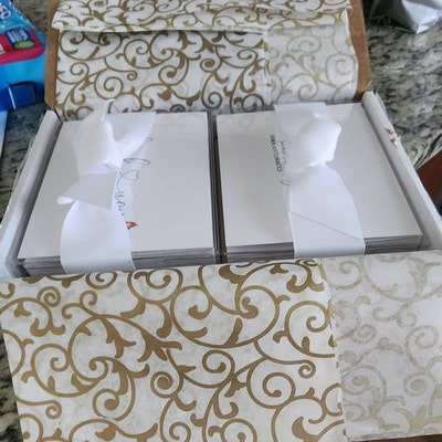 Personalized Script Thank You Cards Thank You Notes Flat or Folded ...