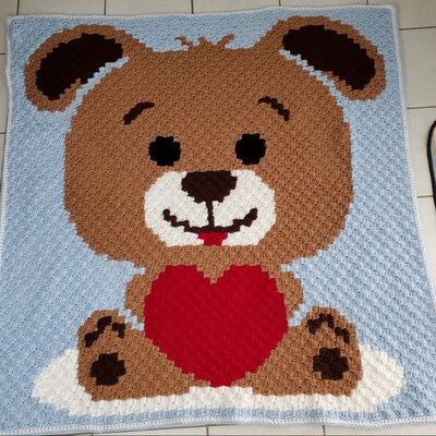 Mommys Boy Graphghan Crochet Pattern - Etsy