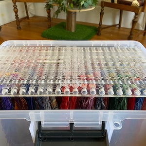 20 HOLE Hanging File Thread Organizer 1/8 Thick - Etsy