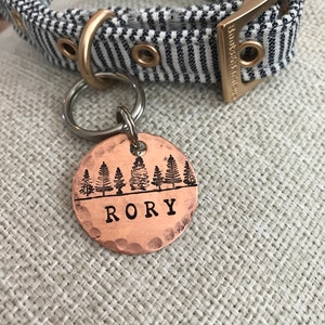 Dog Tag Pet ID Tag Tree Dog Tag Personalized Pet Tag - Etsy