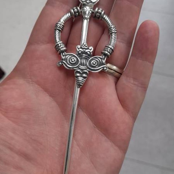 Knife Pommel Wolf Head, Wild Dog Guard Bolster Pommel, Custom Knife ...