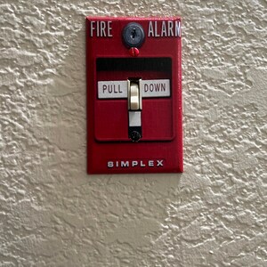 Fire Alarm Light Switch Cover Plate - Etsy