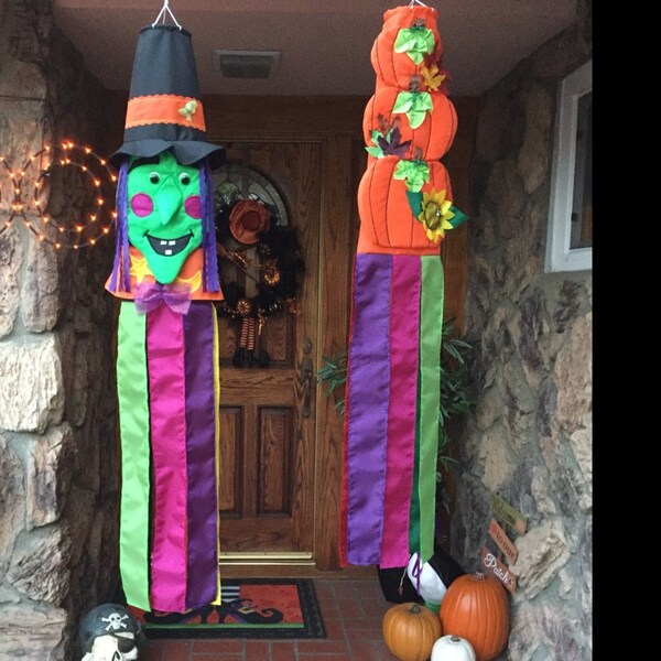 Witch Windsock - Etsy