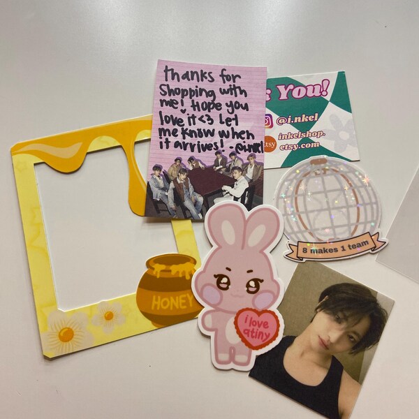 NCT Dream Cute Animals With Lighstick Inspired Vinyl Stickers - Etsy
