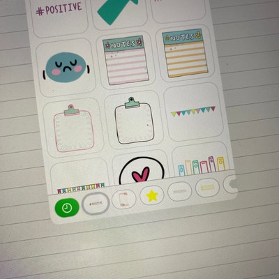 500 Digital Planning Sticker Set Goodnotes Stickers Doodle Stickers ...
