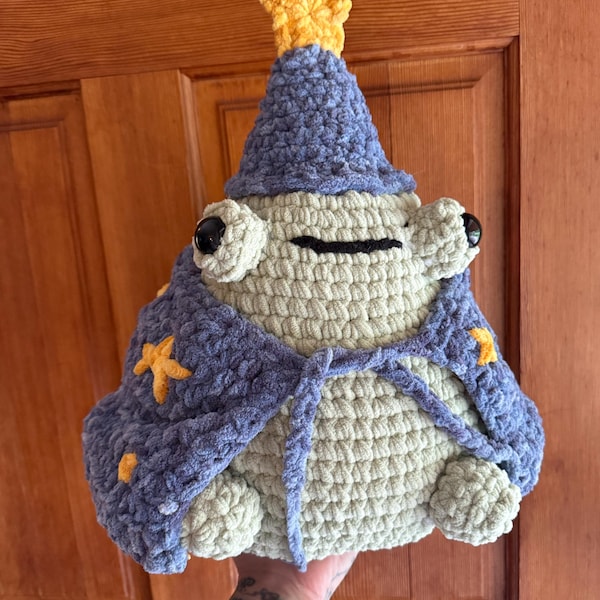 Wizard Frog Crochet Pattern Bundle / Chunky Crochet Wizard Mage / US ...