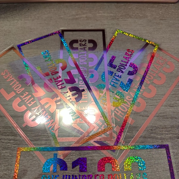 Disc Bound Clear Cash Envelopes Envelopes, Savings Envelopes, Cash ...