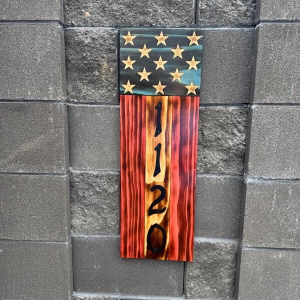 Patriotic Address Sign - Etsy