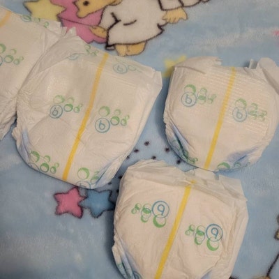 Set of Preemie NICU Nappies / Diapers silicone & Reborn Doll Safe ...
