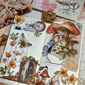 Junk Journal, Printable Collage Paper, Steampunk, Simple Machine ...