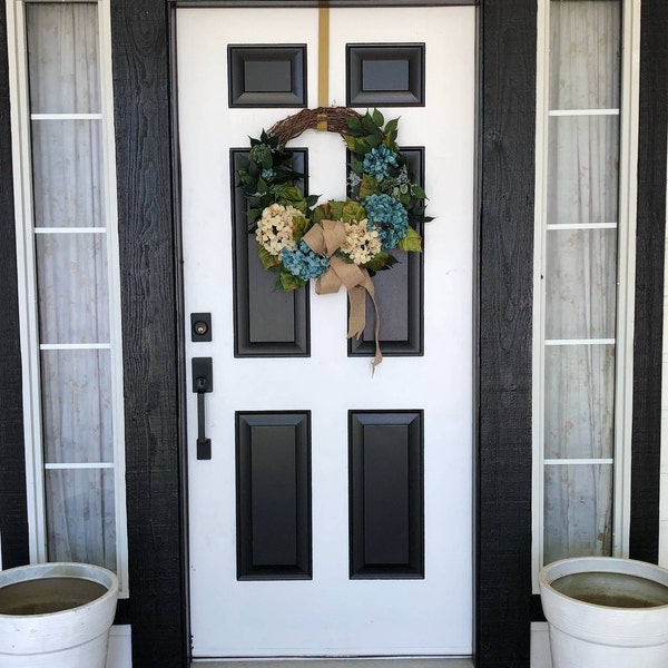 Extra Long Door Swag, Everyday Door Swag, Neutral Color Swag, Long Vine ...