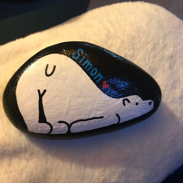 Snowman Rocks | Snow Rocks | Winter Rocks | Christmas Rocks | Cute ...