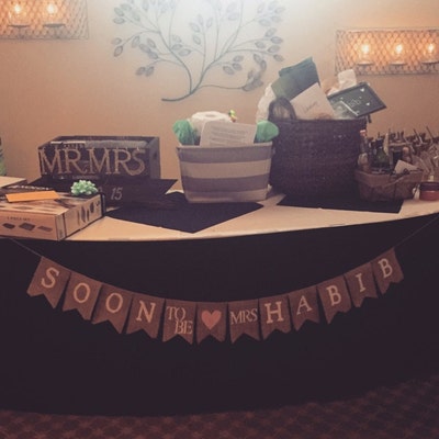 Soon to Be Mrs Banner Rustic Bridal Shower Decorations - Etsy