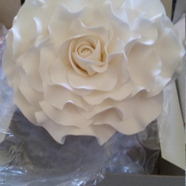 Rose Cake Topper Wedding Cake Topper Flower Cake Design Blush Rose Cake ...