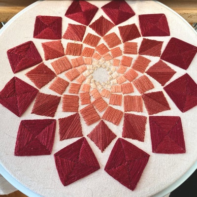 Circle Open Embroidery Pattern - Etsy