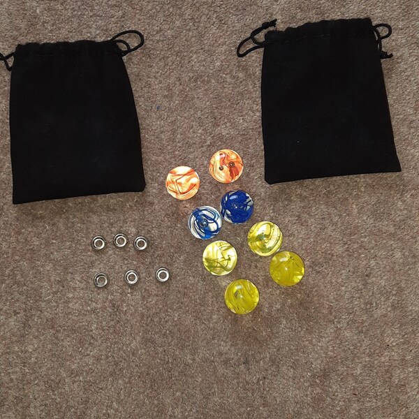 Solar System Planet Marbles Orrery Globe Display Collection - 10 ...