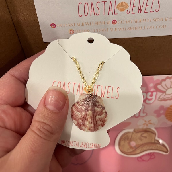 Dainty Real Seashell Necklace: Beachy Mermaid Jewelry - Etsy