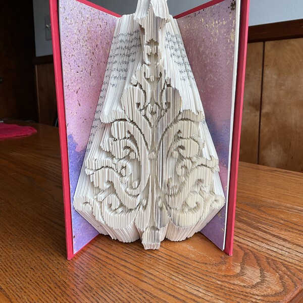 Cut & Fold Book Folding Pattern FAIRY/ TINKERBELL With Butterflies 599 ...