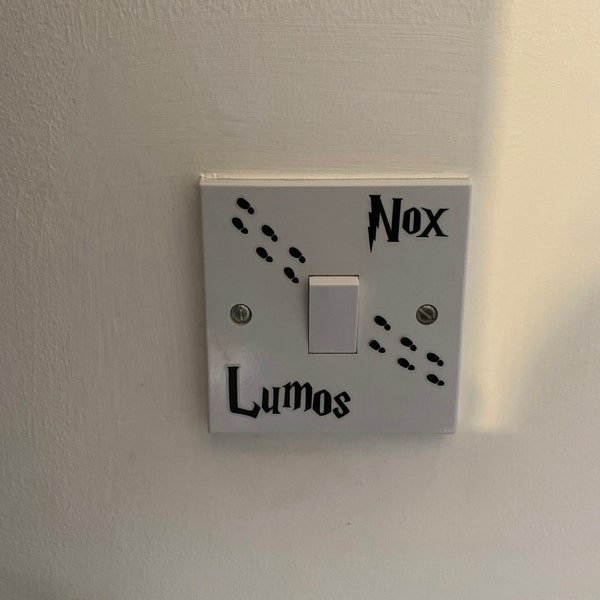 Epic Modz Lumos Nox Light Switch Vinyl Decal Sticker Child Room ...