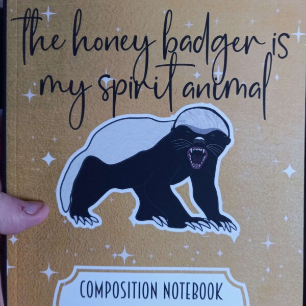 Honey Badger Big Badger Energy, Fearless Keychain, Honey Badger Keyring ...