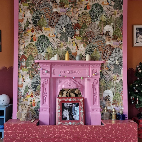 Heaven, Earth and Hell Mural, Peel & Stick and Traditional Wallpaper ...