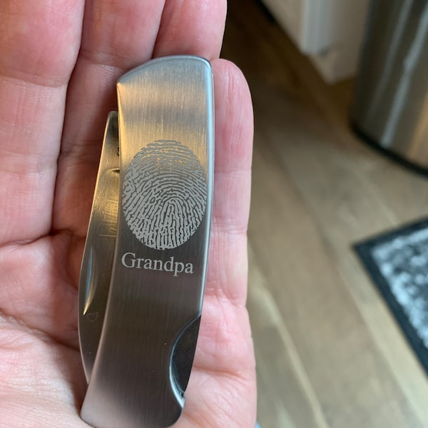 Personalized Fingerprint Knife, Memorial Knife, Custom Knife, Custom ...