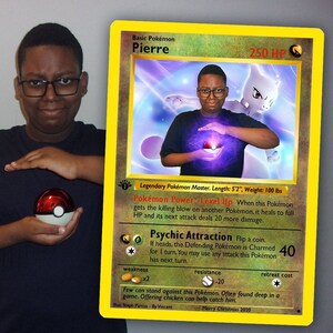 Custom Pokémon Card from PHOTO | Etsy
