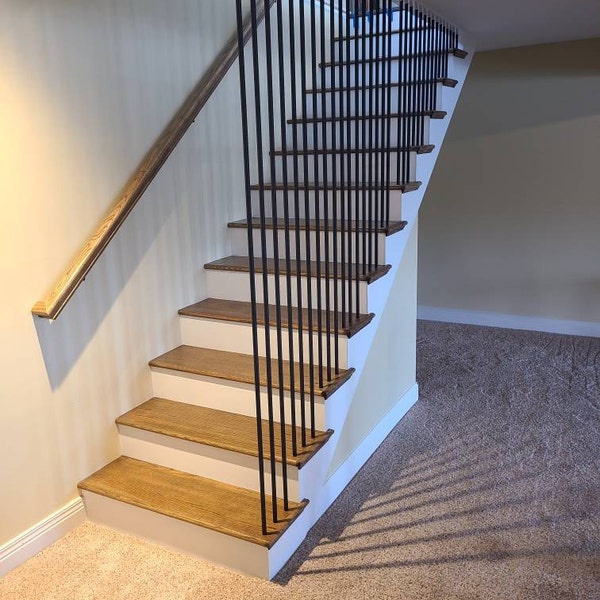 16.7.5 Foundation Iron Baluster Satin Black 1/2 Sq. Baluster With 1 Sq ...