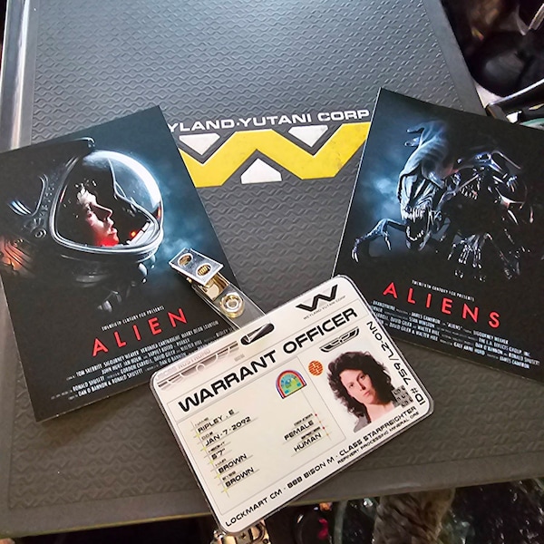 Alien -custom Made I.D. Badge [ Ripley . E ] USCSS Nostromo - Etsy