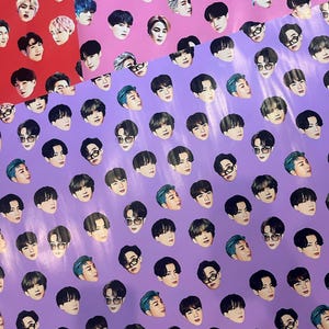 BTS Member Wrapping Paper Bundle BTS Member Gift Wrap Bundle BTS Member ...