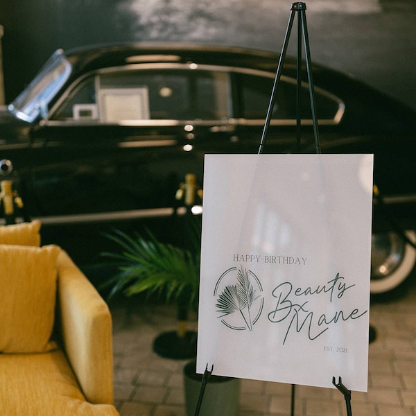 Custom Large Acrylic Sign || Clear Wedding Sign Custom Wedding Sign ...