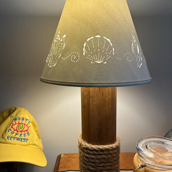 Small Lampshade-seashell Lampshade-lamp Shade-paper Lampshade-seashells ...