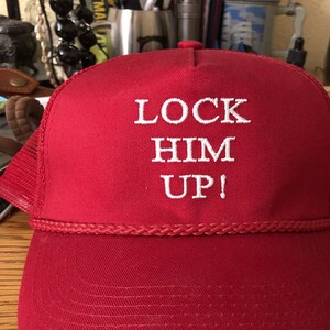 Lock Him Up Embroidered Classic Mesh-back Hat/cap - Etsy