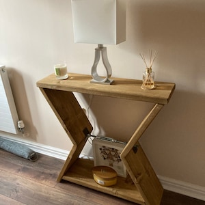 Rustic Narrow Hallway Console Table, Stylish Hallway Furniture - Etsy UK