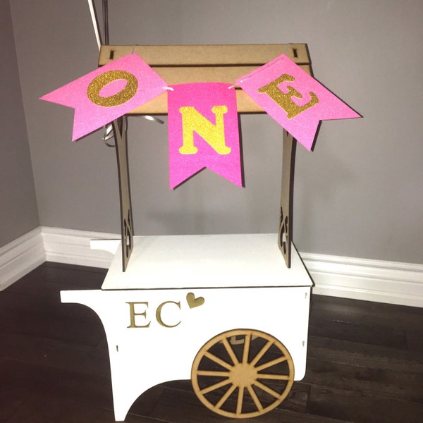 CANDY CART *personalised* Large Wedding Party Sweet Display Stand ...