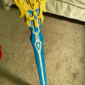 Genshin Impact Cosplay Prop Engulfing Lightning DIY | Etsy