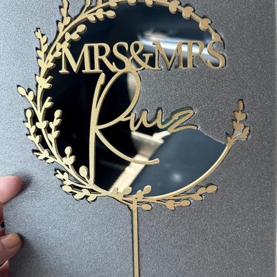 Happy 50th Birthday Cake Topper, Custom Cake Toppers for Birthday ...