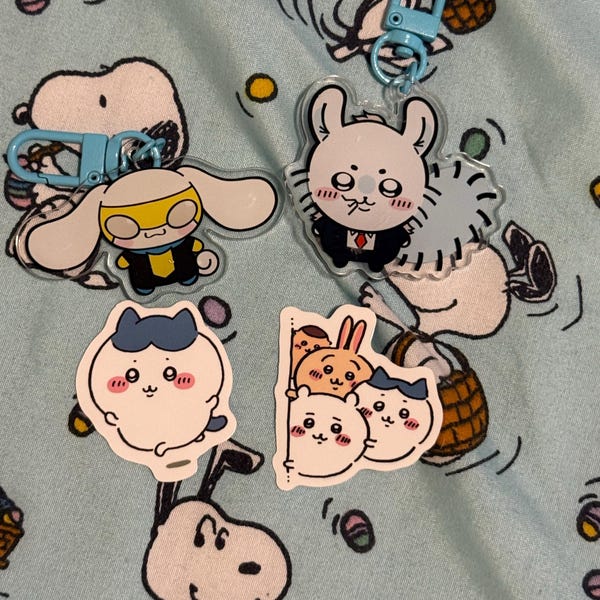 Chiikawa X Invincible Keychains - Etsy