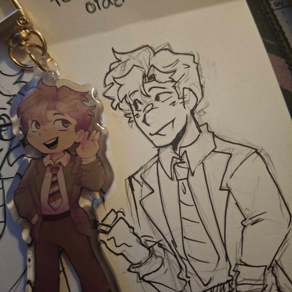 Fanmade Deadplate Demon AU Print Stickers - Etsy