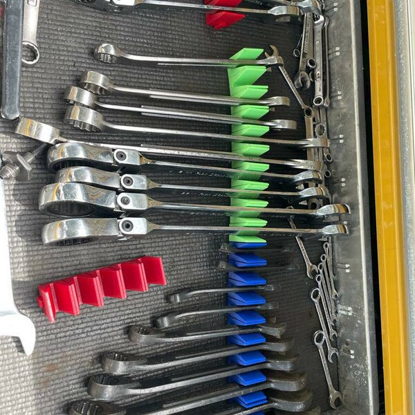 Modular Tool Box Wrench Organizer multiple Colors Available - Etsy