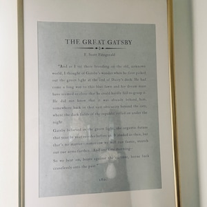 Custom Book Quote, Book Page Quote, Wall Art, Favourite Author ...