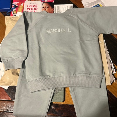 Personalized Baby Jogger Set Toddler Track Suit With Embroidered Name ...