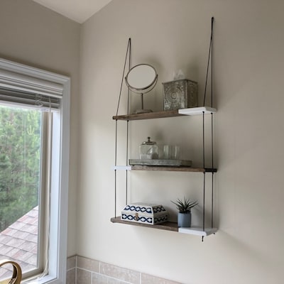 TRIO Two Tone Shelf Hanging Shelf Hanging Shelves Three - Etsy
