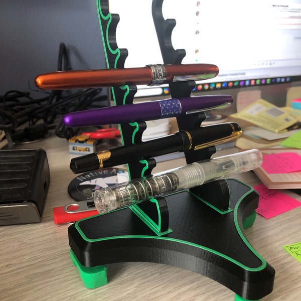 PEN DISPLAY RACK - Pen Holder and Display - Desktop Office Organizer ...