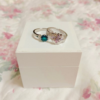 Byleth's Ring Natural Amythest and Pink Sapphire Fire Emblem Three ...