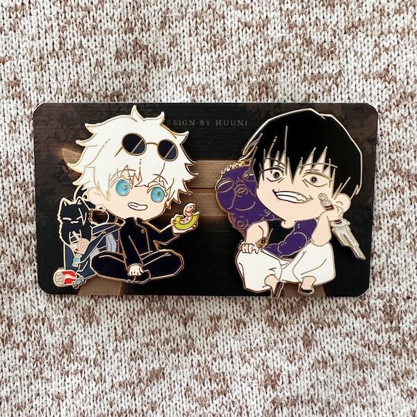 JJK Hard Enamel Pins- Gojo Geto Nanami Toji Sukuna Inumaki Yuta Choso ...
