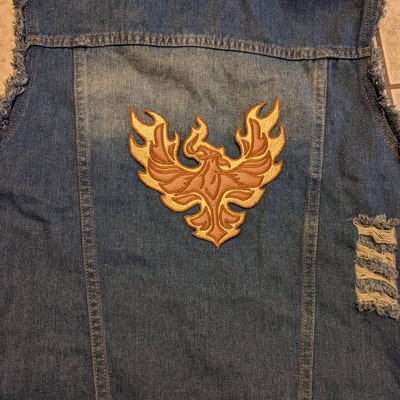 Phoenix Firebird Sew-on Patch - Etsy