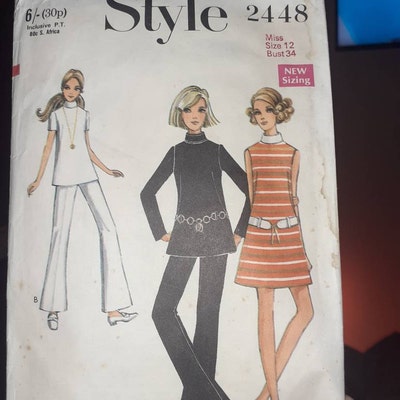 Simplicity 5886 Pullover Sundress Pattern 1980s 12-14-16 Cut - Etsy