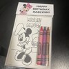 Inspired Minnie Mouse Mini Coloring Pages and Crayons - 1 Bag (1 Child ...